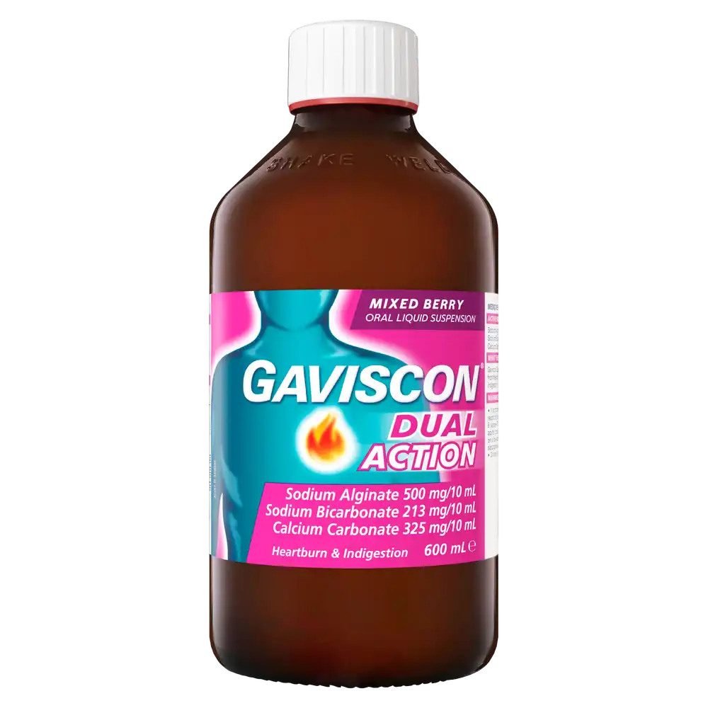 Gaviscon Dual Action Mixed Berry Liquid | Gaviscon AU