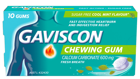 Gaviscon Chewing Gum | Great-Tasting & Fast Heartburn Relief | Gaviscon AU